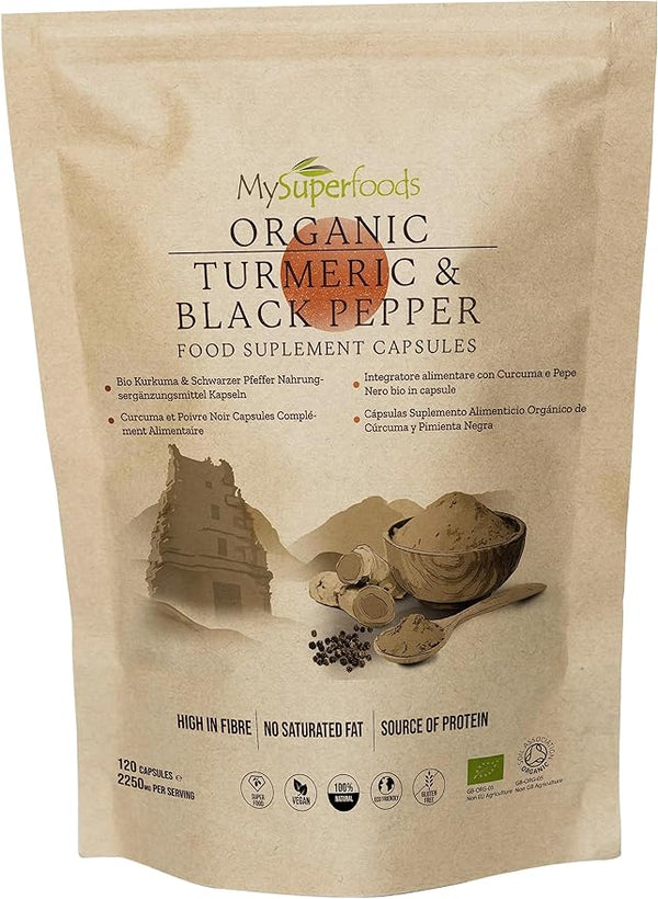 Organic Turmeric & Black Pepper Powder - MySuperfoods